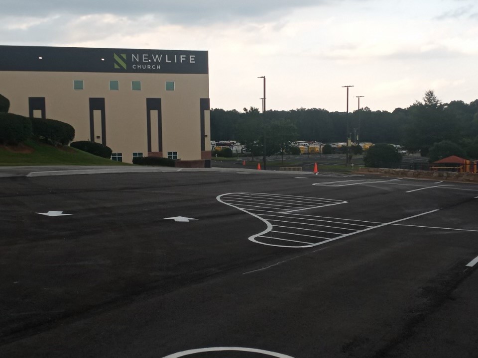 Commercial Asphalt Paving Project - New Life Church | A&A Asphalt ...